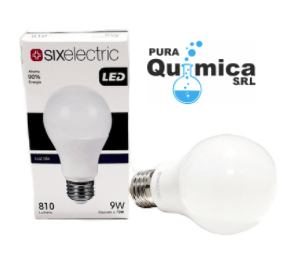 LAMPARA LED 9W LUZ DIA – PURA QUIMICA SRL